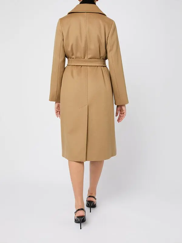 Max Mara Belted Long-sleeved Coat - No