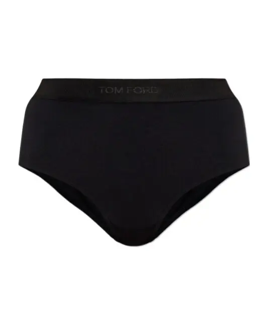 TOM FORD High Waist Briefs - Black