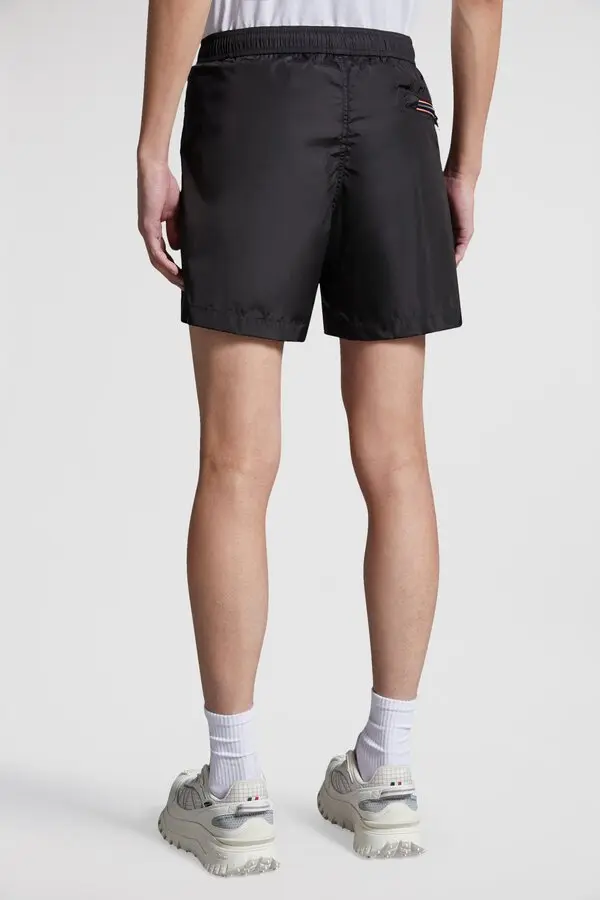 Moncler Logo Detailed Swim Shorts