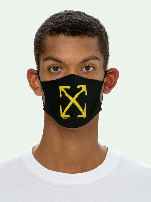 Off-White Arrows Logo Face Mask