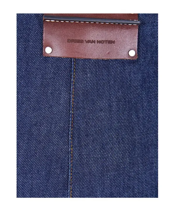 Dries Van Noten Denim Midi Skirt - Indigo