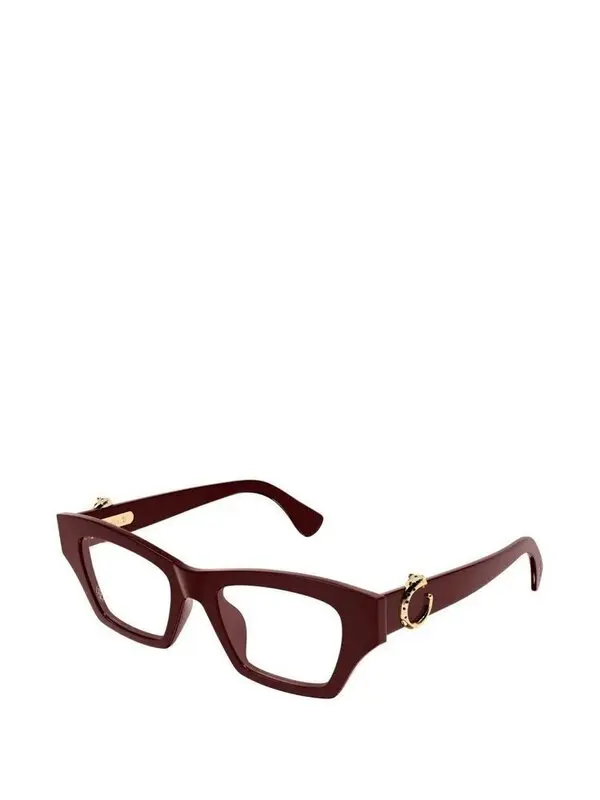 Cartier Cat Eye Frame Eyeglasses - Brown