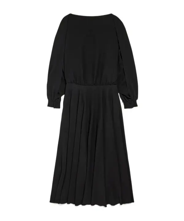 Balenciaga Long Sleeved Balloon Dress - Black