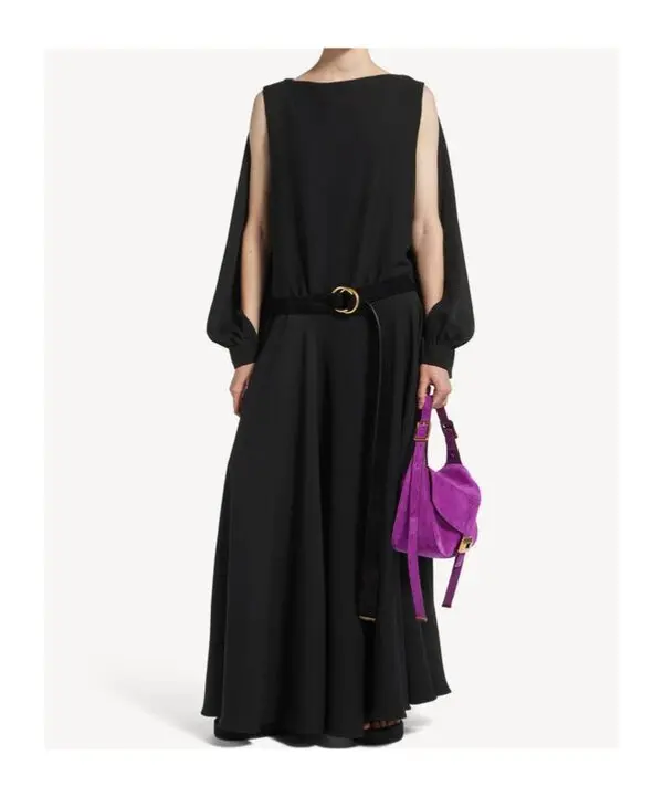 Balenciaga Long Sleeved Balloon Dress - Black