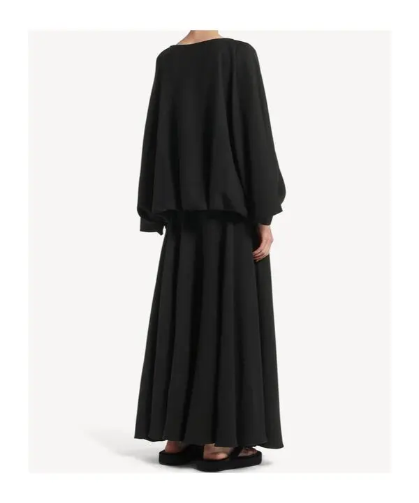 Balenciaga Long Sleeved Balloon Dress - Black