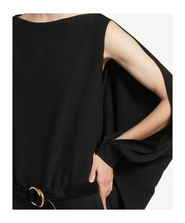 Balenciaga Long Sleeved Balloon Dress - Black