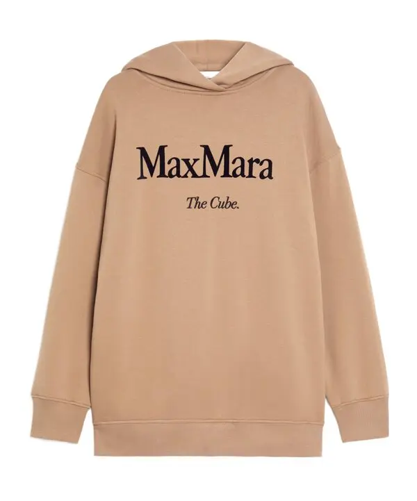 Max Mara Logo Detailed Long-sleeved Hoodie