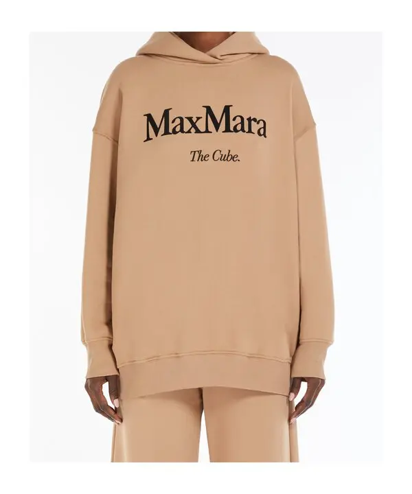 Max Mara Logo Detailed Long-sleeved Hoodie