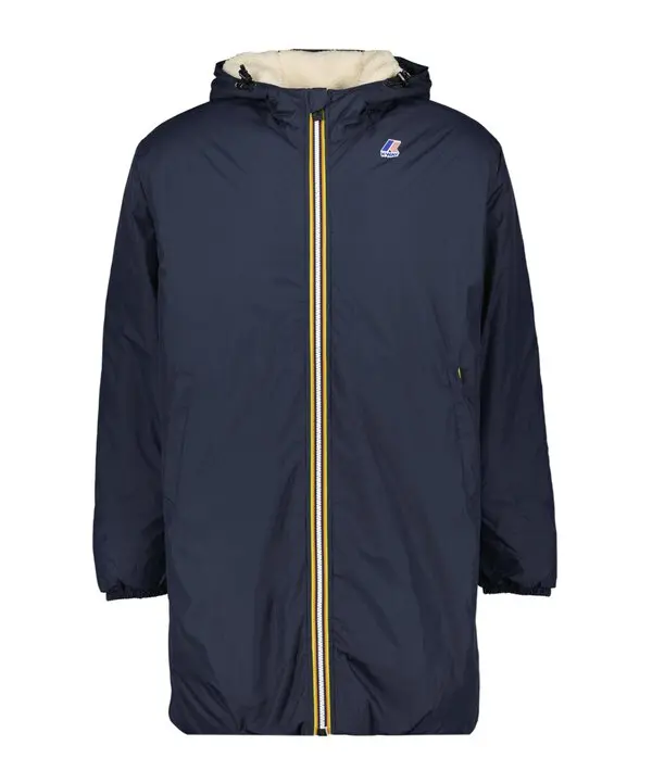 K-WAY Le Vrai 4.0 Eiffel Jacket With Hood And Zip Closure