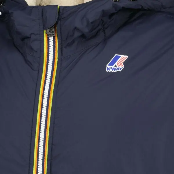K-WAY Le Vrai 4.0 Eiffel Jacket With Hood And Zip Closure