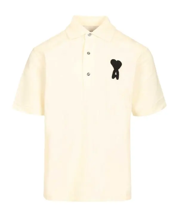AMI Paris De Coeur Short-sleeved Polo Shirt