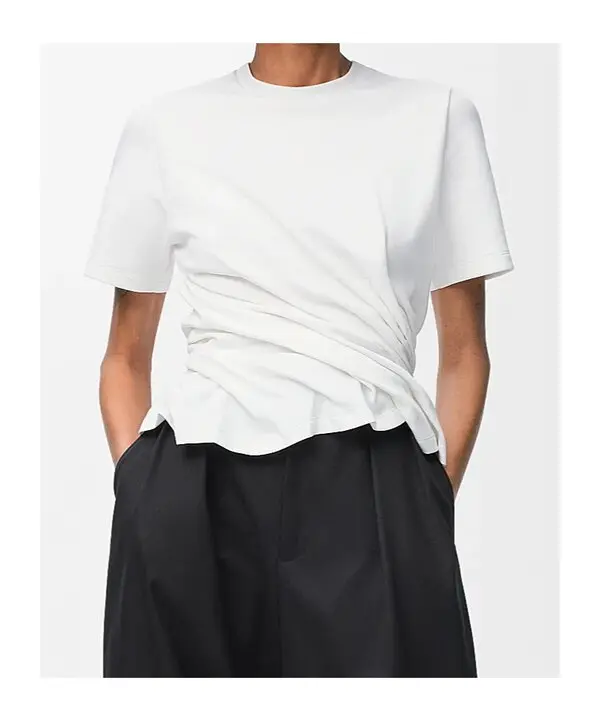 Loewe Twisted Top With Anagram Embroidery
