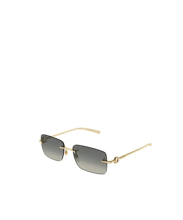 Gucci Rimless Rectangular Sunglasses