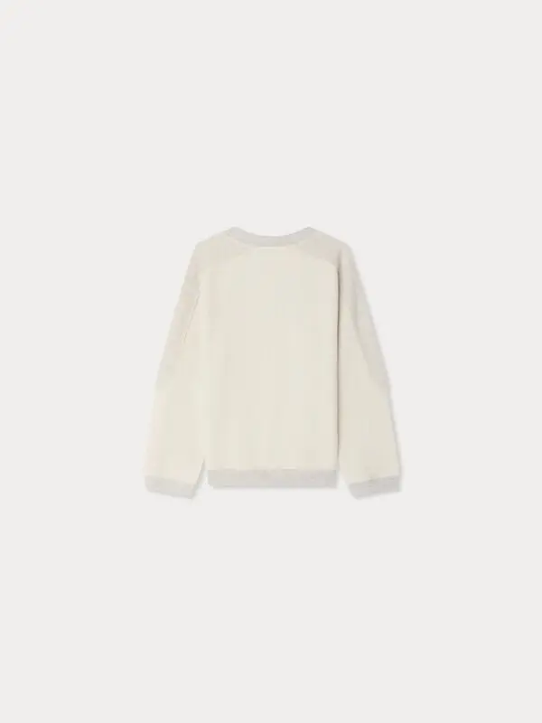 Bonpoint Embroidered Color-block Sweatshirt