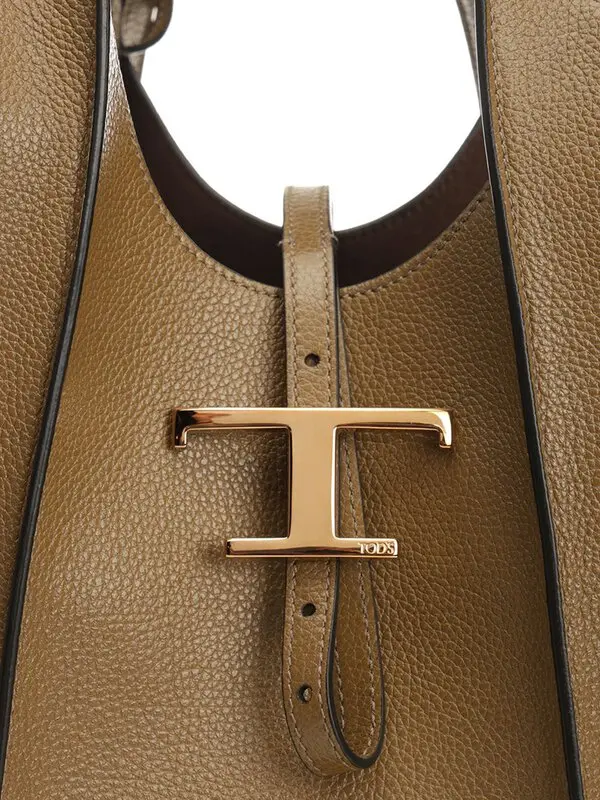 TOD'S Timeless Small Shopping Bag - Brown