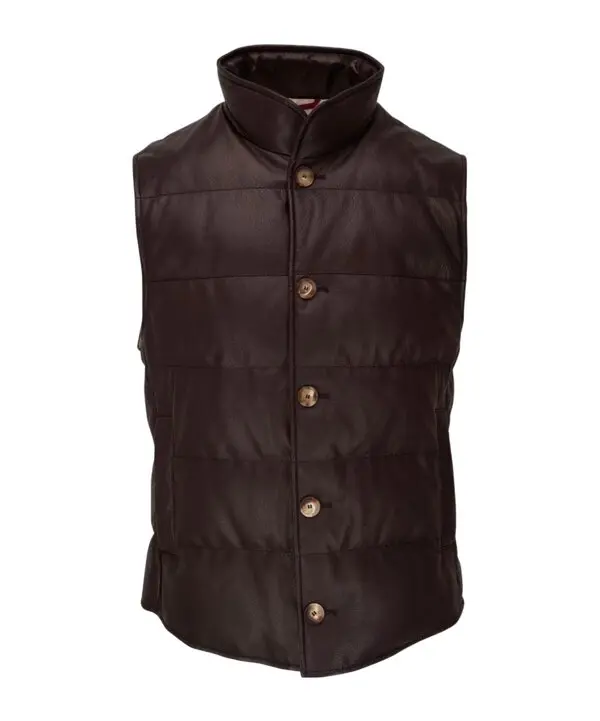 Brunello Cucinelli Down Vest - Black