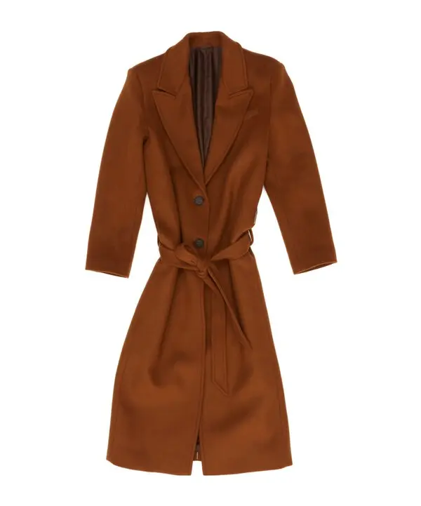 Attico The Belted Long Coat