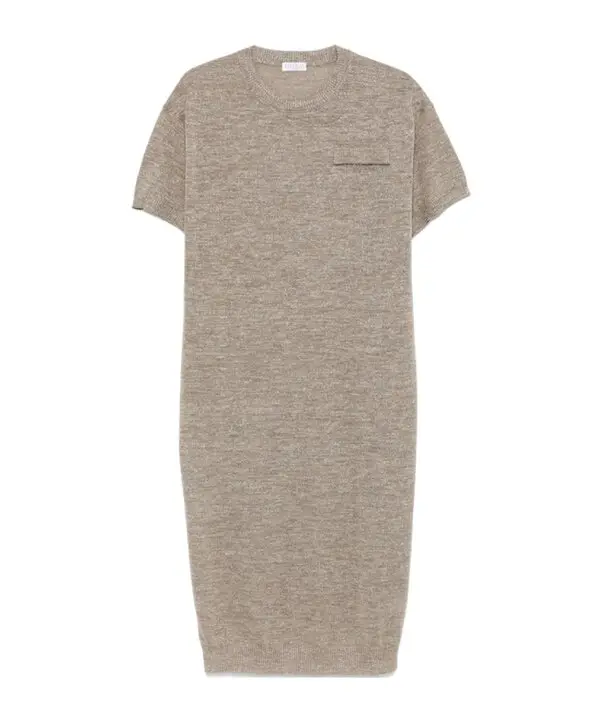 Brunello Cucinelli Knitted Midi Dress