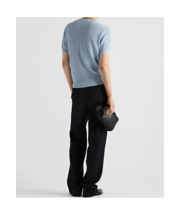 Prada Short-sleeved Crewneck Jumper