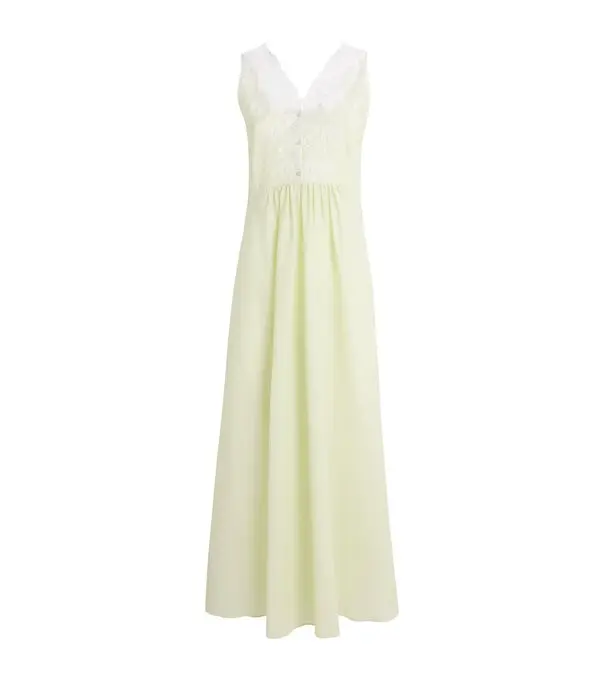 BOCAN Cotton Clariss Nightdress - Green