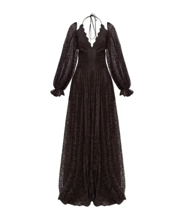 Etro Paisley Motif Lace Maxi Dress