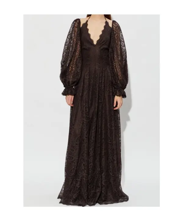 Etro Paisley Motif Lace Maxi Dress