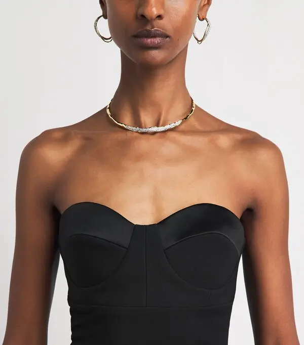 Solace London Keaton Strapless Sweetheart Neckline Maxi Dress