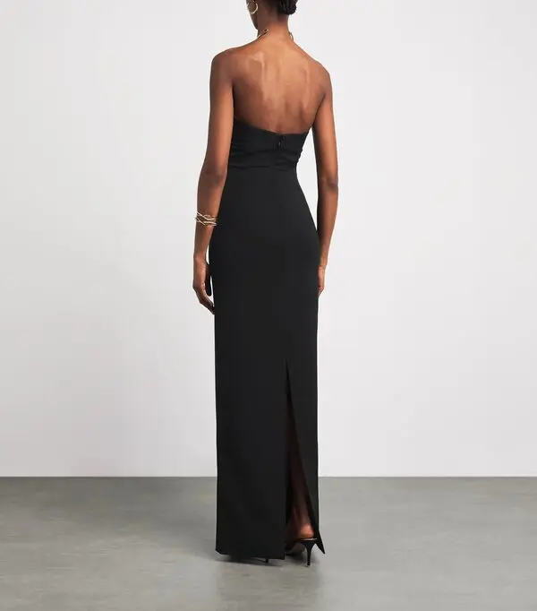 Solace London Keaton Strapless Sweetheart Neckline Maxi Dress