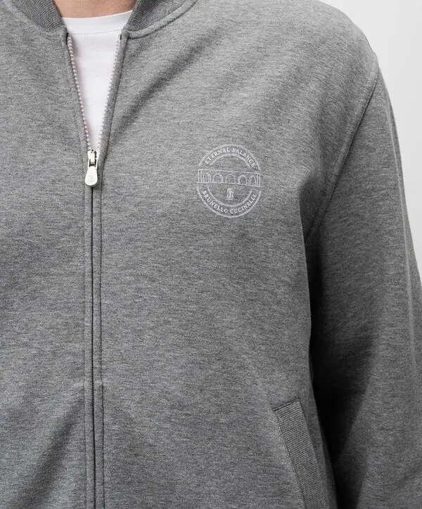 Brunello Cucinelli Full Zip Sweatshirt