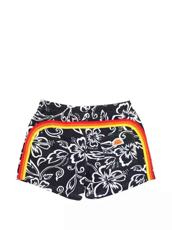 Sundek Floral Print Swim Shorts