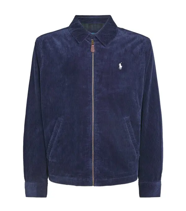 Polo Ralph Lauren Wynton Corduroy Zip-up Jacket - Navy