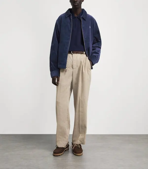 Polo Ralph Lauren Wynton Corduroy Zip-up Jacket - Navy