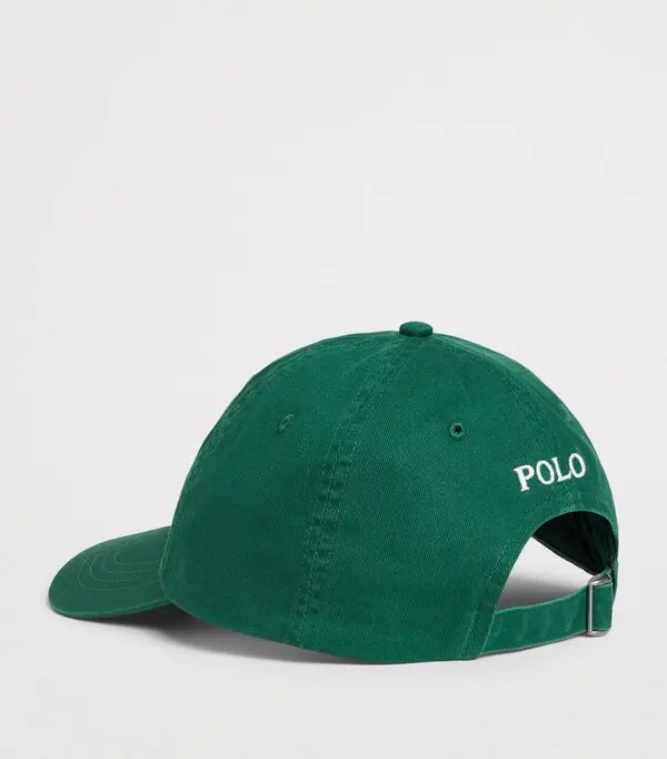 Polo Ralph Lauren Cotton Baseball Cap With Embroidered Logo - Green