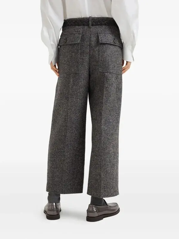 Brunello Cucinelli High-waisted Pleated Trousers