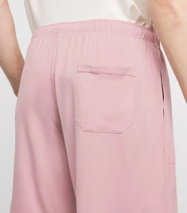 Derek Rose Basel Lounge Shorts - Pink