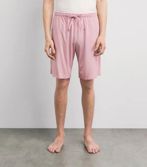 Derek Rose Basel Lounge Shorts - Pink