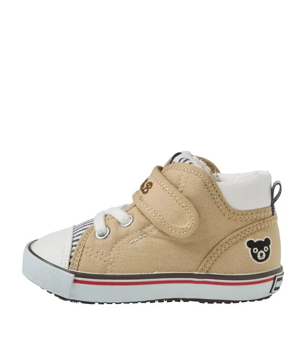 MIKI HOUSE Double B High Top Sneakers