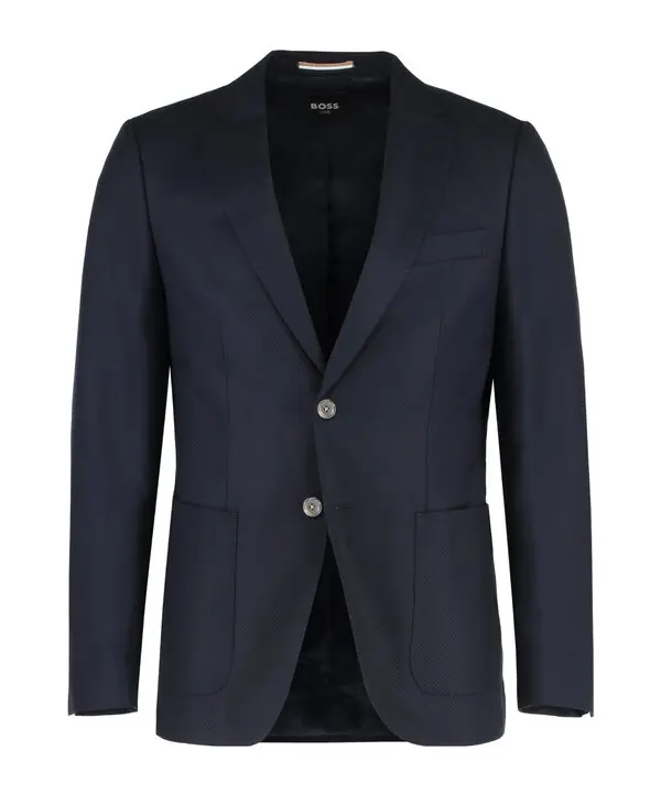 Hugo Boss Single-breasted Notched-lapel Jacket