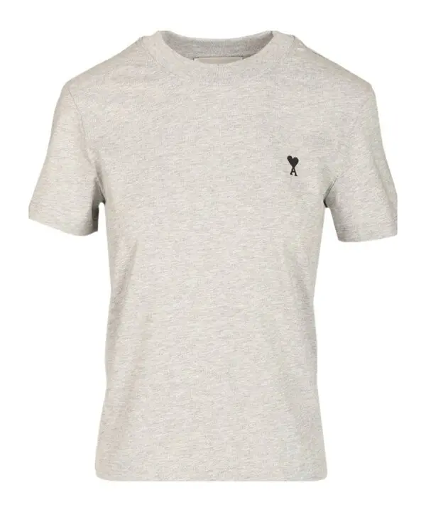 AMI Paris De Coeur Logo T-shirt - Grey