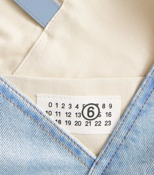 MAISON MARGIELA Denim-effect Japanese Tote Bag