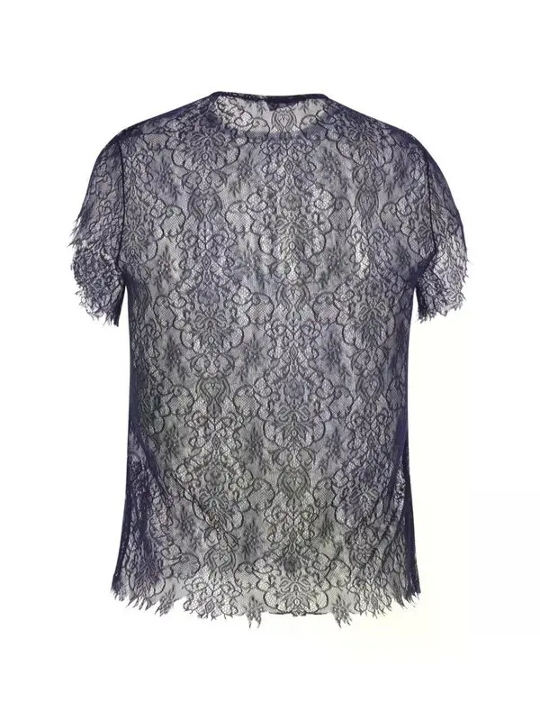 PAULINE DUJANCOURT Embroidered Lace T-shirt