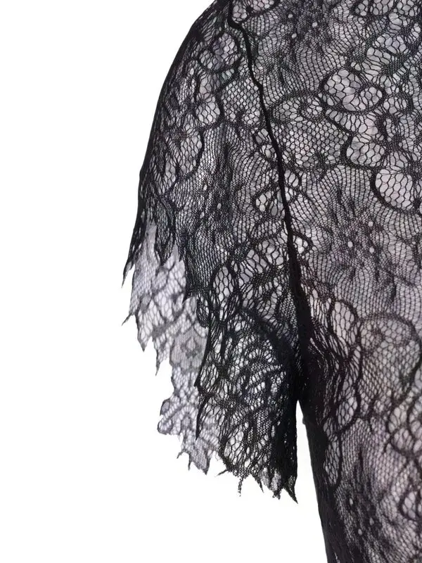 PAULINE DUJANCOURT Pauline Ducourt-lace Short-sleeve Top