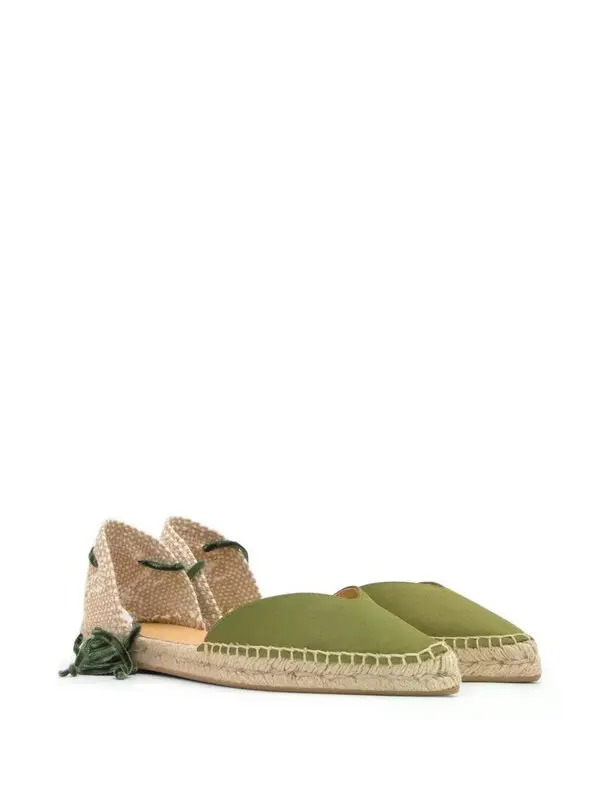 CastaÑer Brava Lace-up Espadrilles - Green