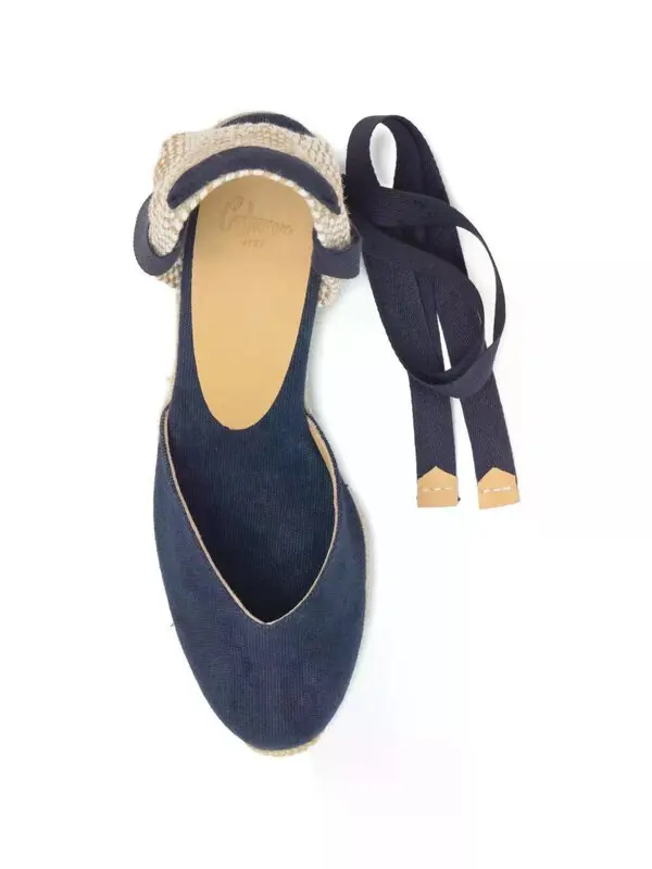 CastaÑer Chiara Canvas Wedge Espadrilles - Blue