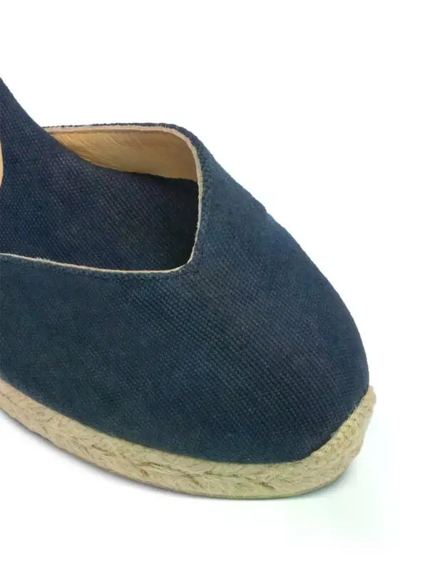 CastaÑer Chiara Canvas Wedge Espadrilles - Blue