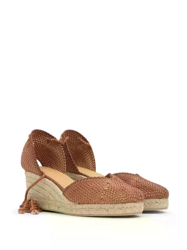 CastaÑer Cora Tie-fastening Wedge Espadrilles