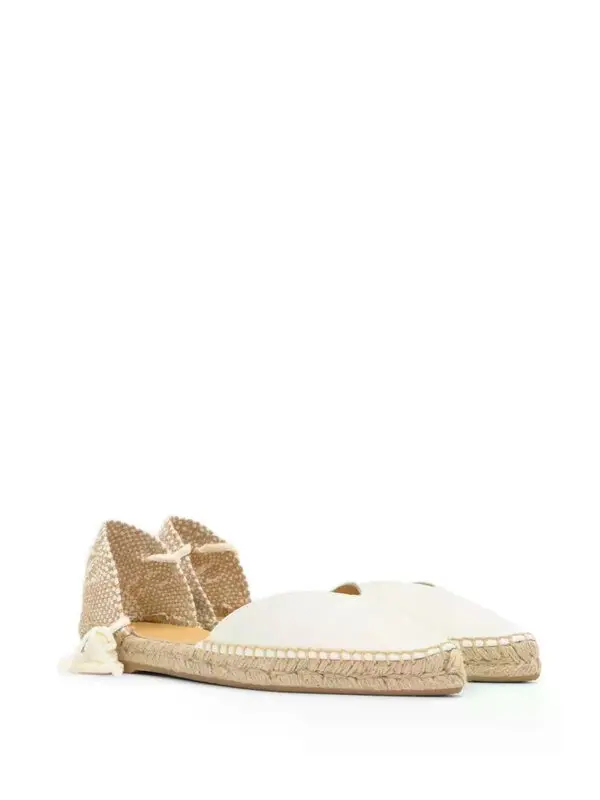 CastaÑer Brava Lace-up Espadrilles - White