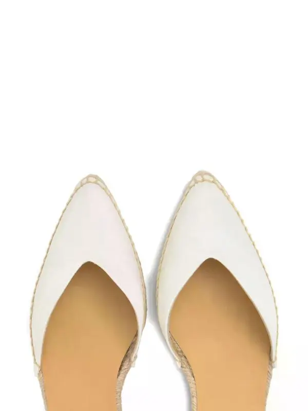 CastaÑer Brava Lace-up Espadrilles - White