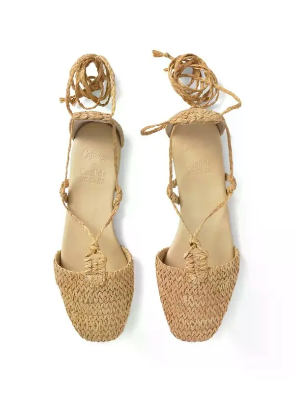 CastaÑer Gilda Braided Raffia Espadrilles