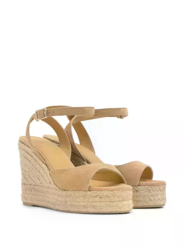 CastaÑer Blair Suede Wedge Sandals